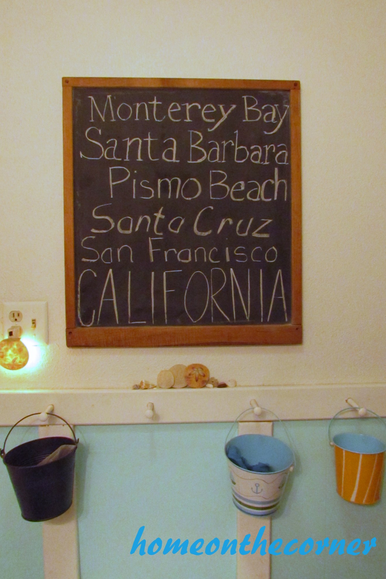 How To Make Chalkboard Subway Art-California Style – HOME ON THE CORNER