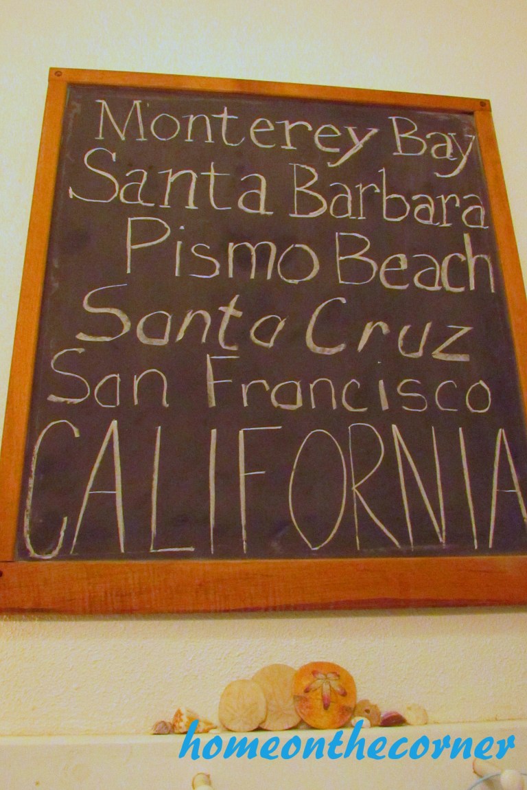 How To Make Chalkboard Subway Art-California Style – HOME ON THE CORNER