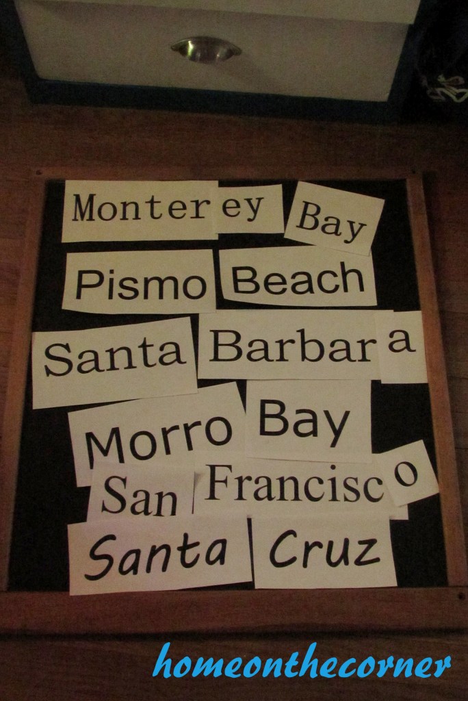 How To Make Chalkboard Subway Art-California Style – HOME ON THE CORNER