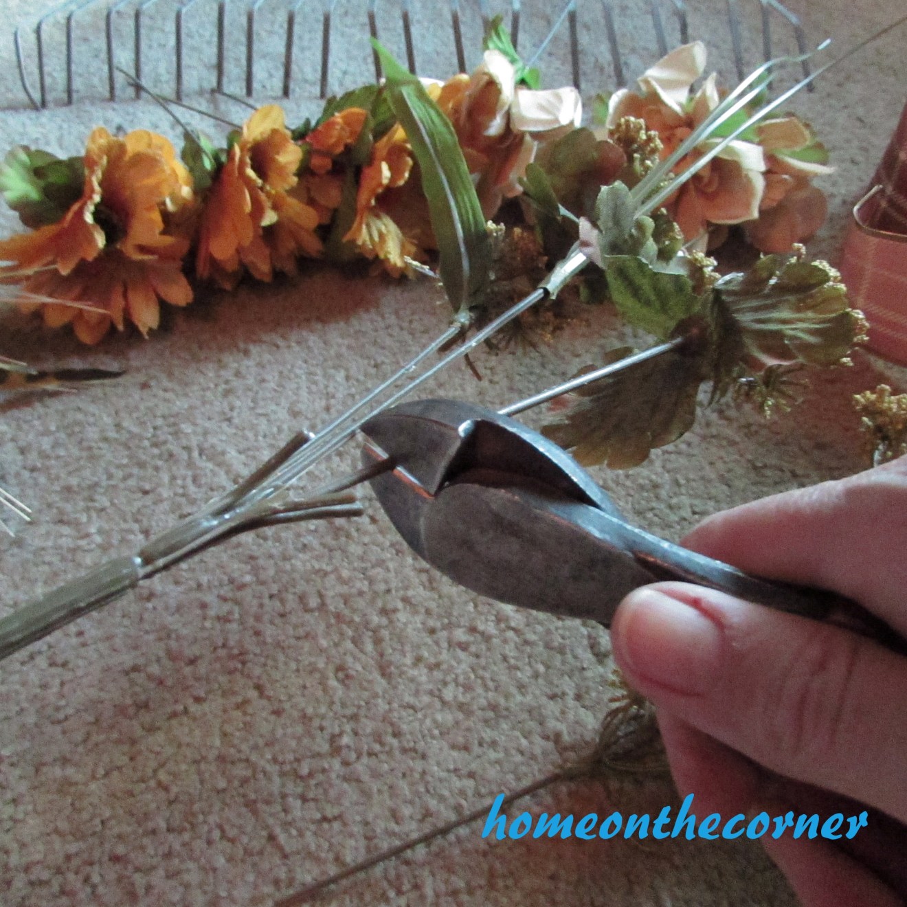 Dollar Tree Fall Rake Makeover – HOME ON THE CORNER