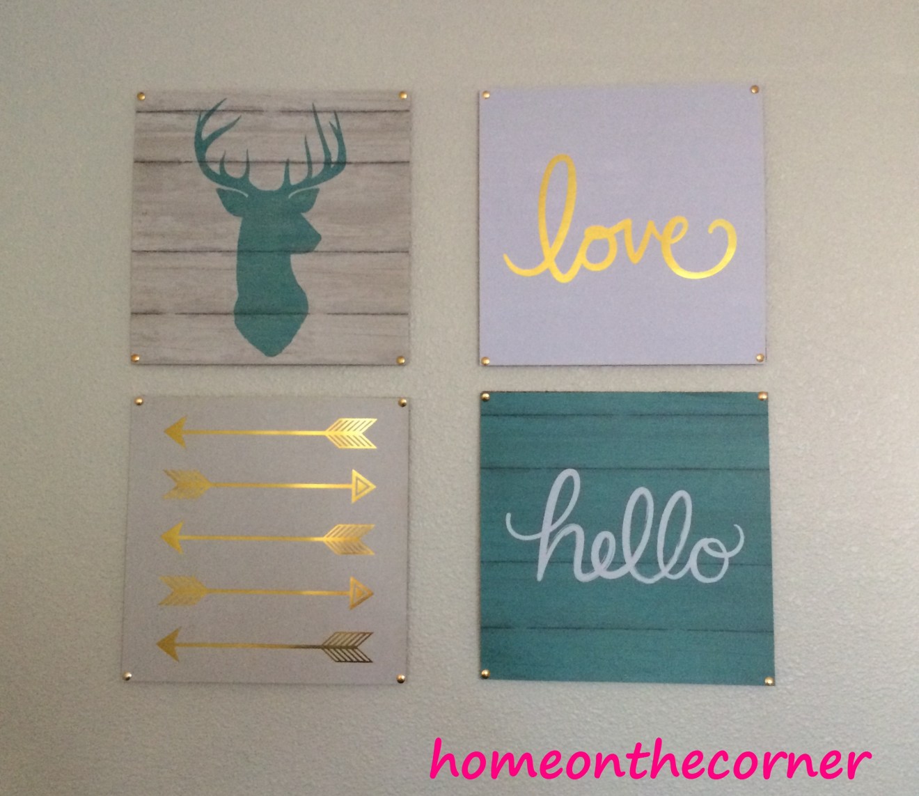 Scrapbook Paper Signs – HOME ON THE CORNER