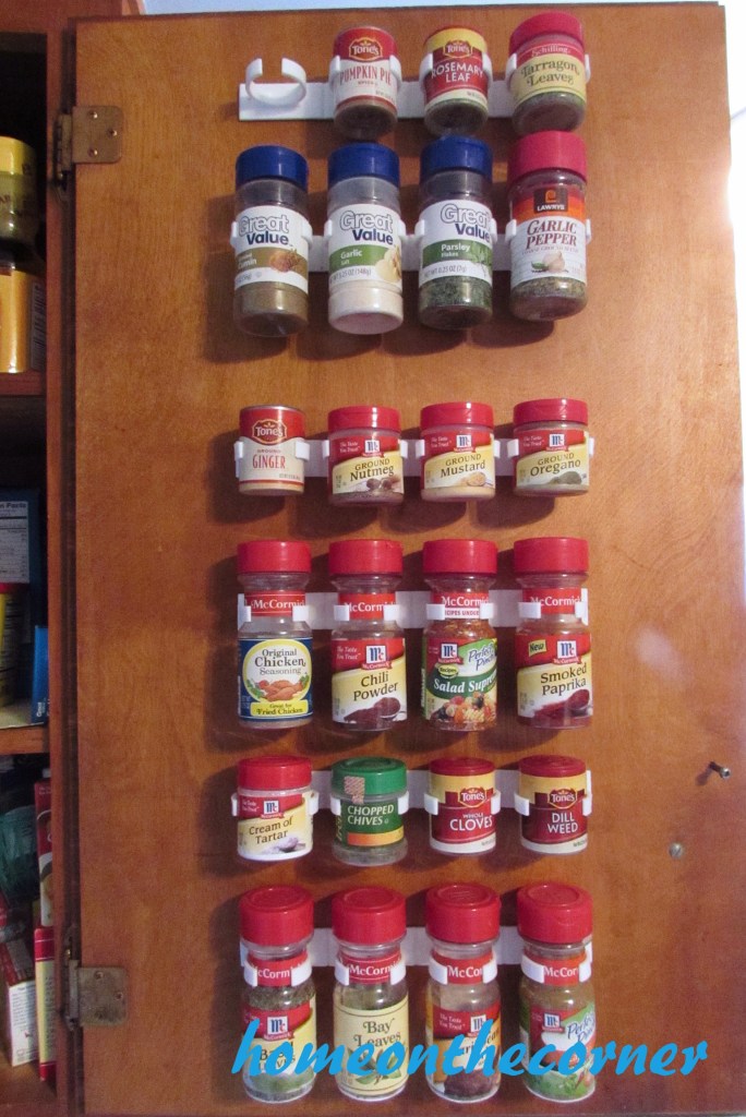 ONE WAY TO ORGANIZE YOUR SPICES – HOME ON THE CORNER