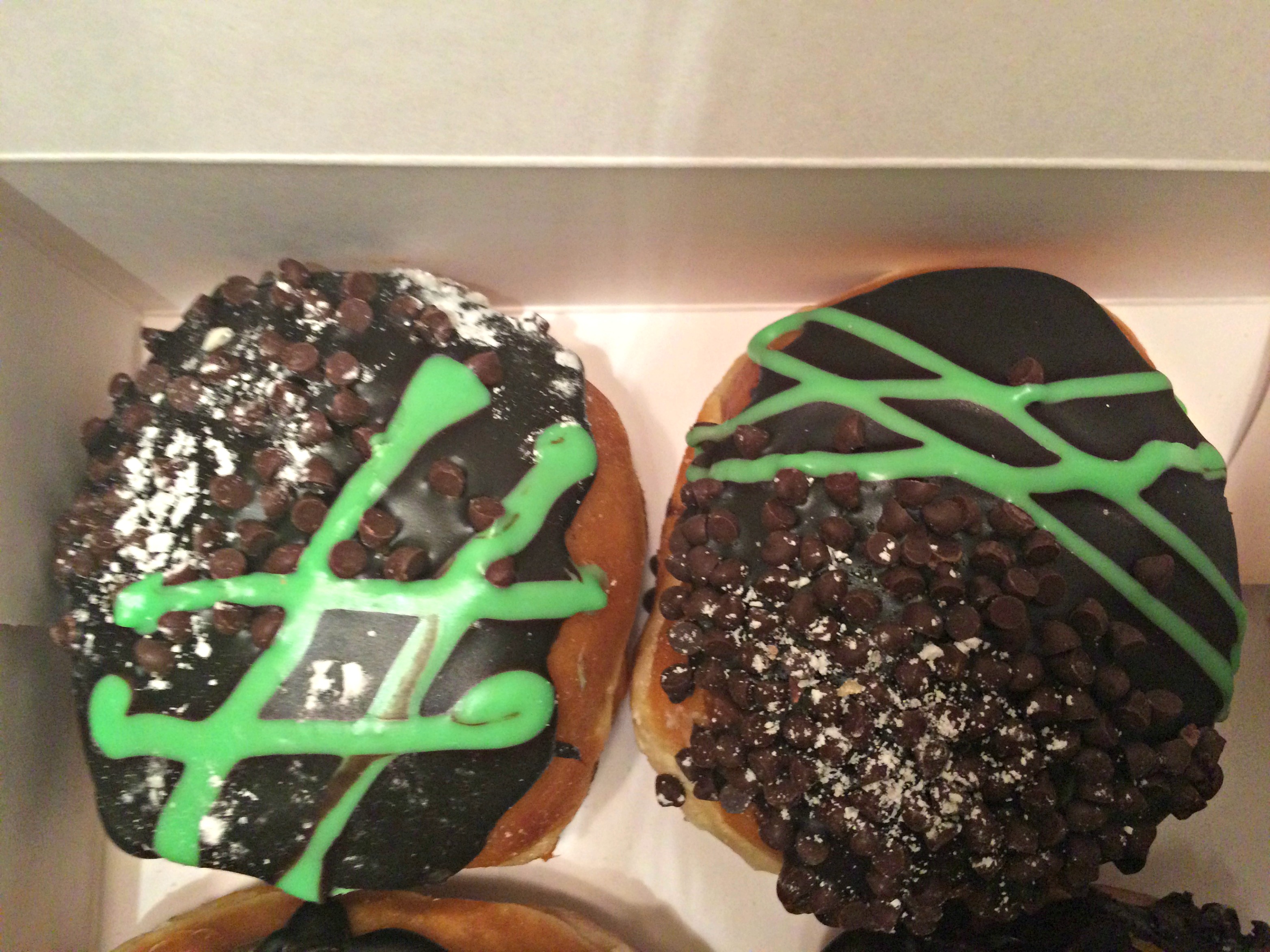 Mint Chocolate Donuts?????? – HOME ON THE CORNER