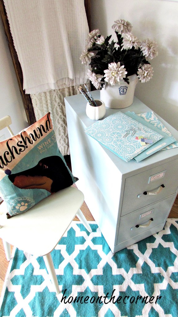 Robin Egg Blue Beachy File Cabinet – HOME ON THE CORNER