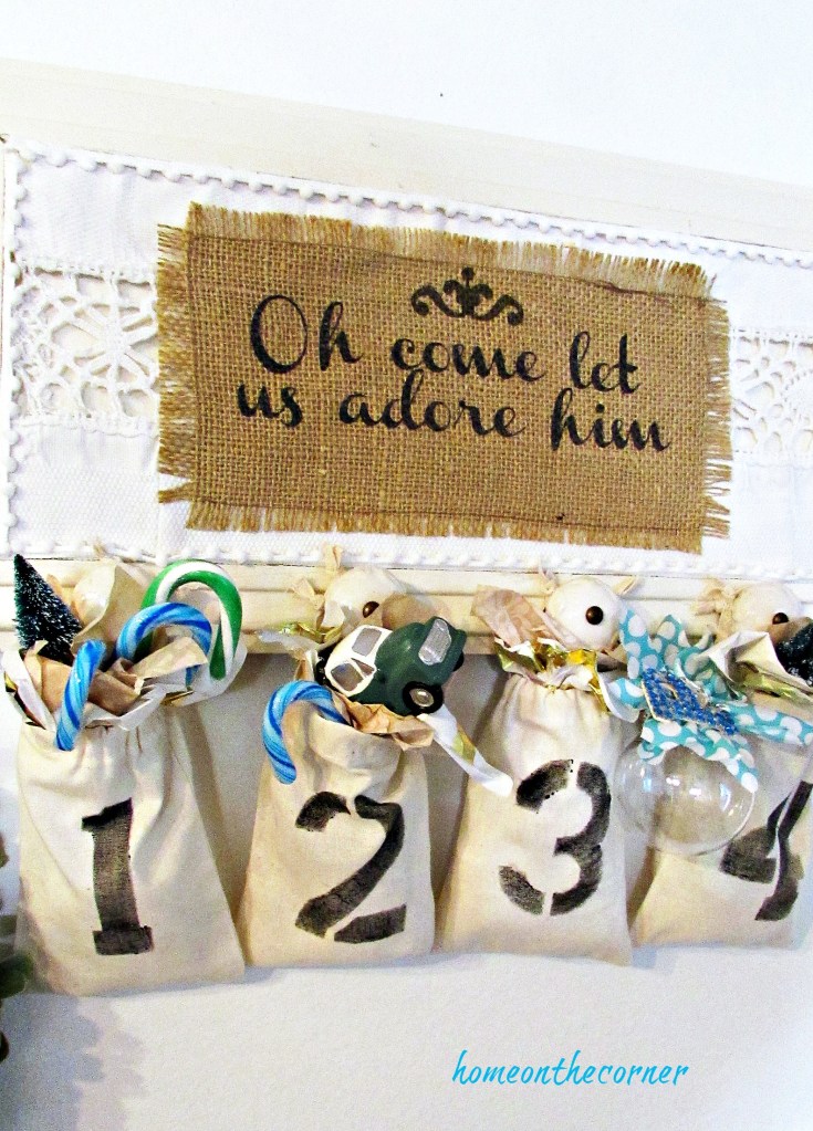 Vintage Coastal Farmhouse Advent Calendar – HOME ON THE CORNER