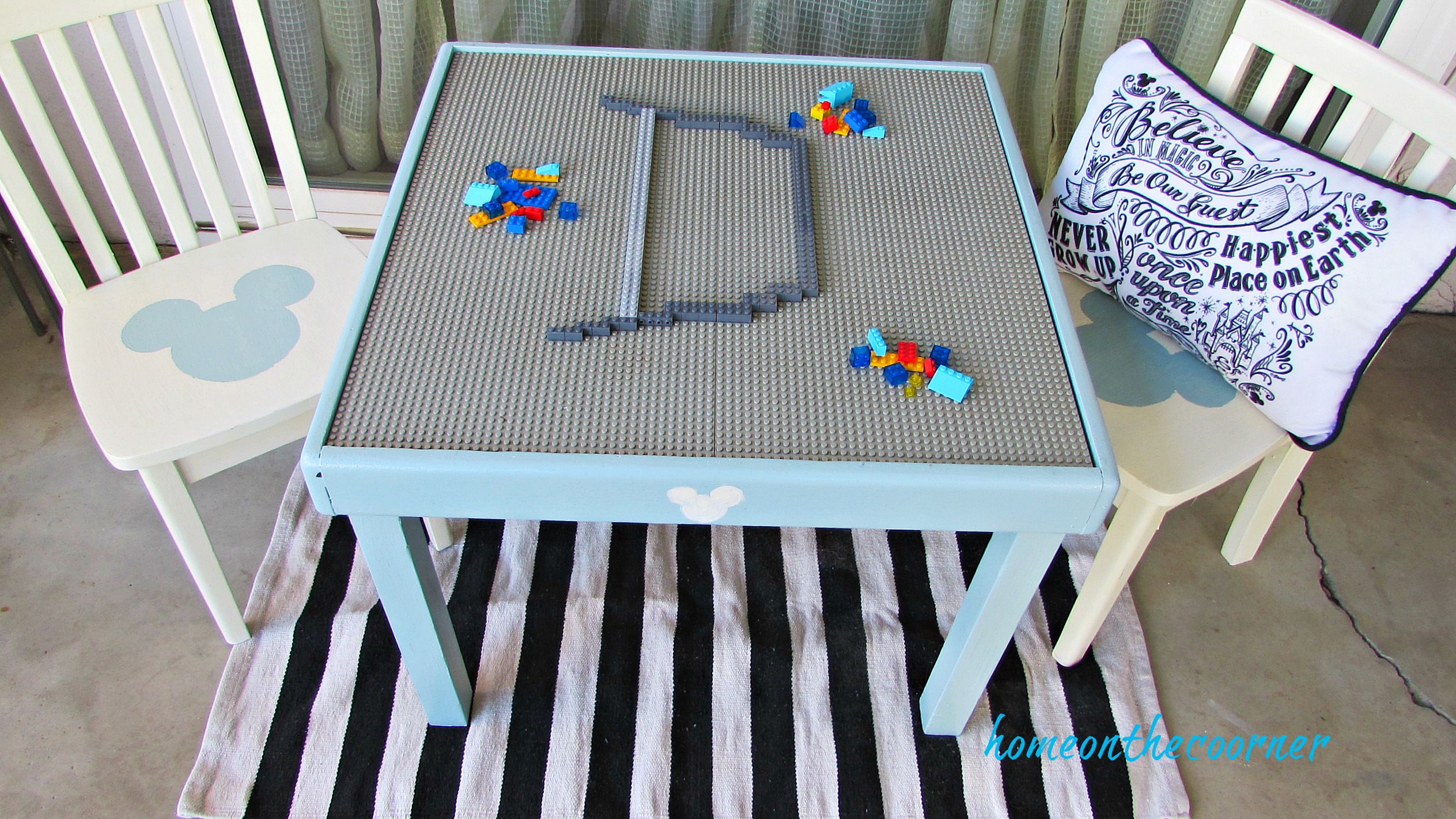Disney’s Mickey Lego Table Makeover – HOME ON THE CORNER
